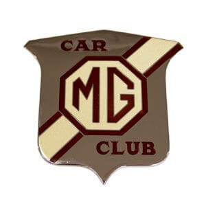 Large MG Car Club Grille badge – MG Car Club Shop