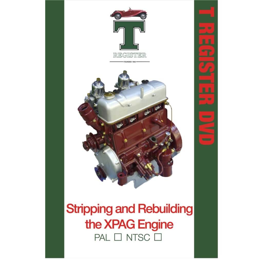 T Register DVD Rebuilding The XPAG Engine (PAL) – MG Car Club Shop